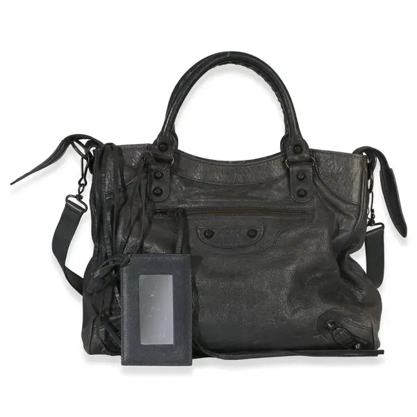 Balenciaga Classic Hardware Velo Bag - Gray