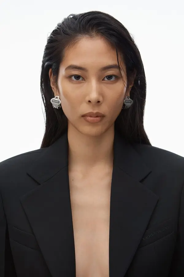 Alexander Wang Cropped Tuxedo Wool Blazer