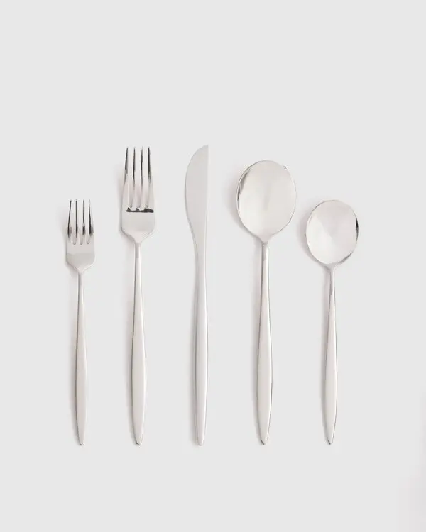 Quince Fortessa Constantin 20 Piece Flatware Set - Stainless Steel