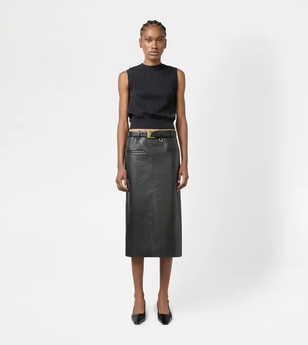 TOD'S Leather Skirt