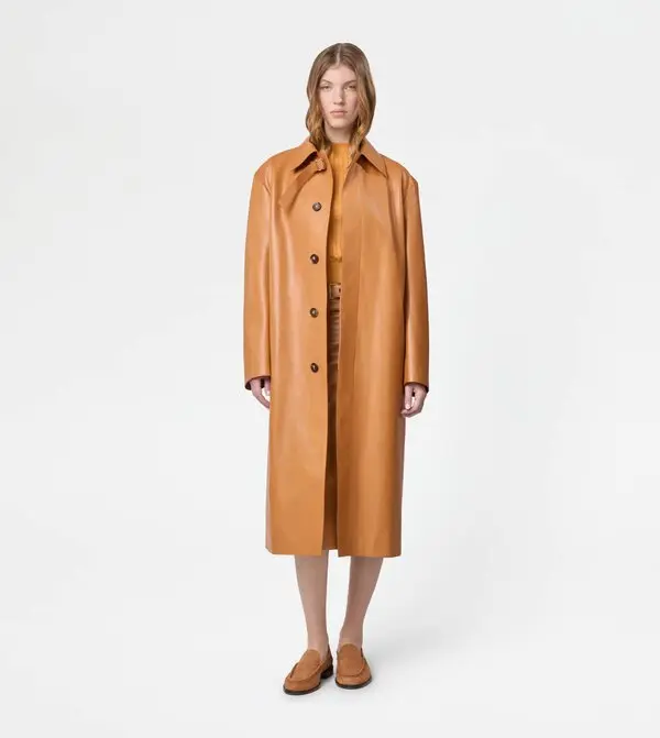 TOD'S Leather Coat