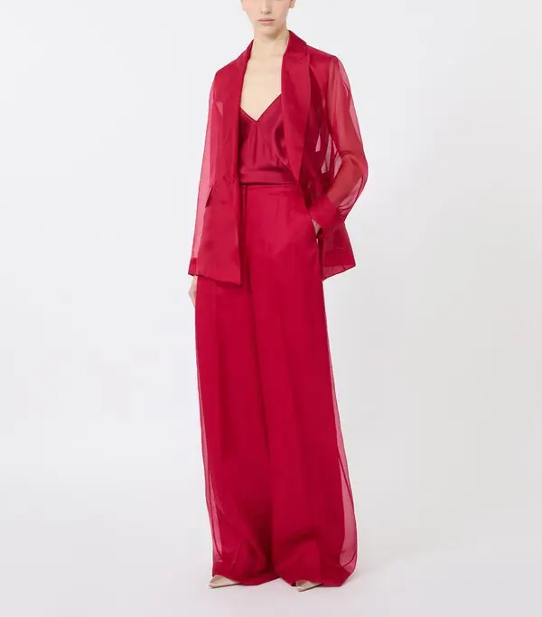 Max Mara Silk Cami Top - Red