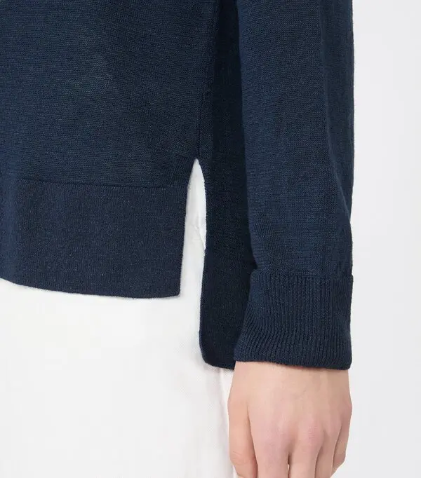 Max Mara Linen Crew-neck Sweater