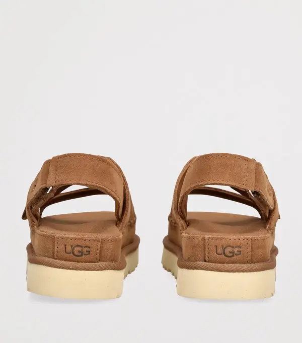 UGG Suede Goldenstar Gleam Sandals - Beige