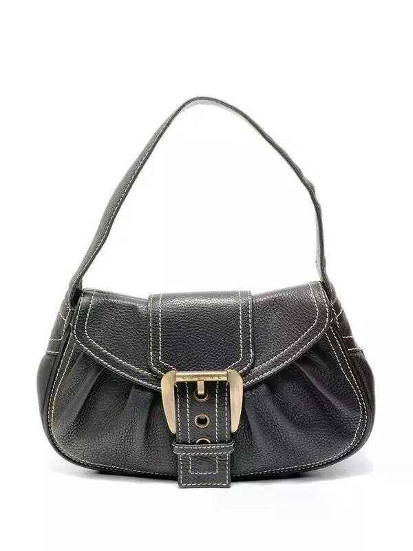 Celine 2000-2010s Chouquette Buckle-fastening Handbag - Black