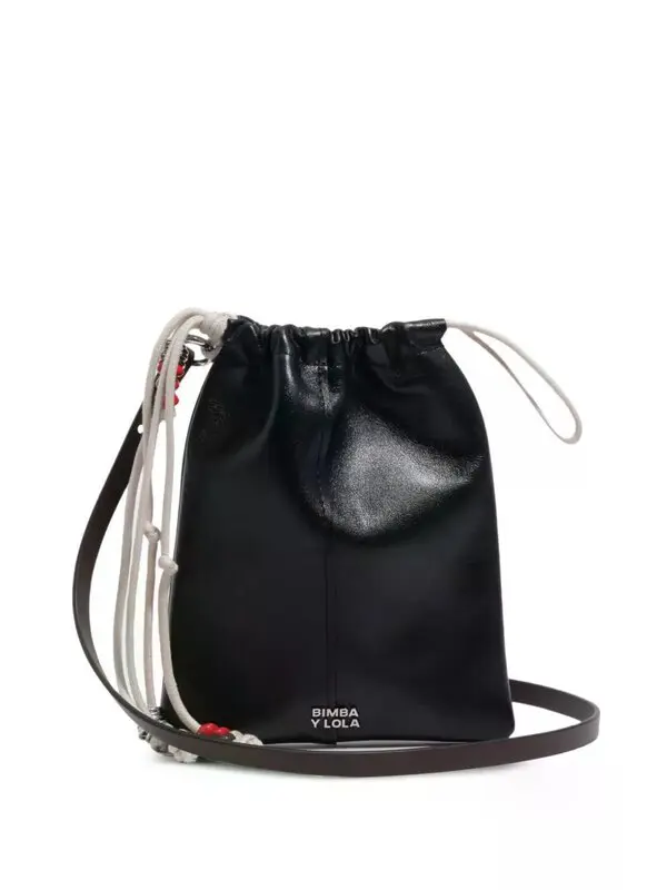 Bimba Y Lola Drawstring Mini Bag - Black