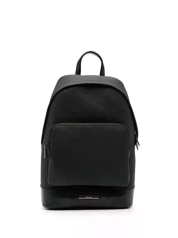 Calvin Klein Logo-plaque Faux-leather Backpack