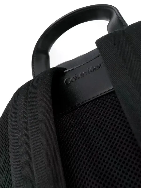 Calvin Klein Logo-plaque Faux-leather Backpack