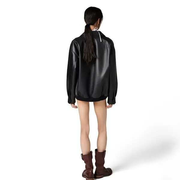 Miu Miu Nappa Leather Jacket