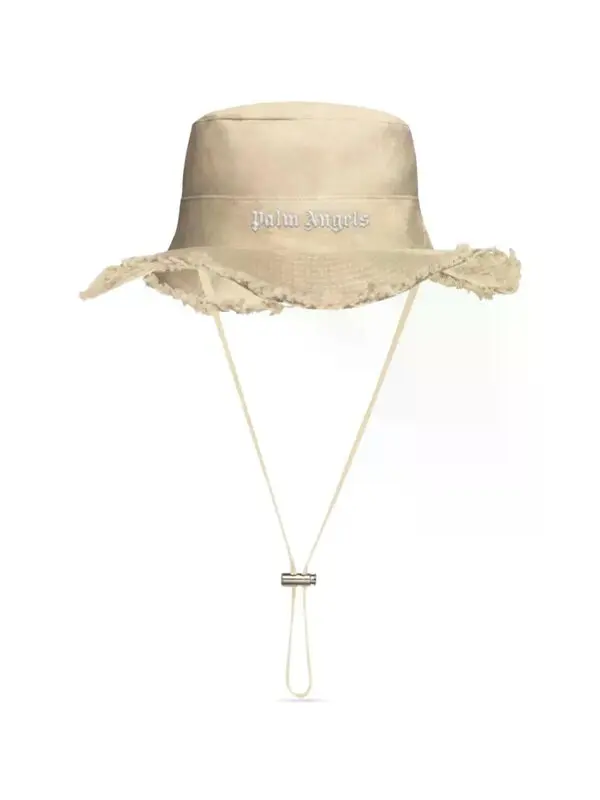 Palm Angels Logo Hat - Neutrals