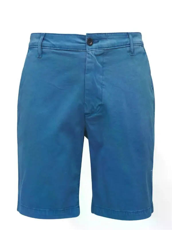 Ag Button-fly Stretch-cotton Shorts