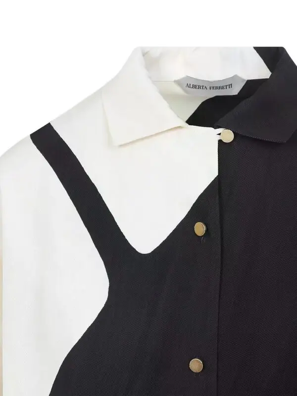 Alberta Ferretti Colour-block Shirt