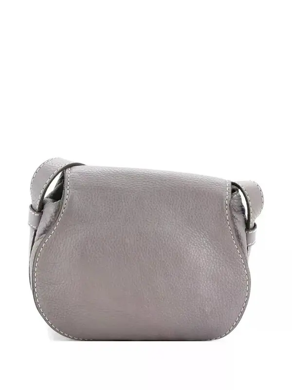 Chloé Marcie Leather Mini Crossbody Bag - Grey