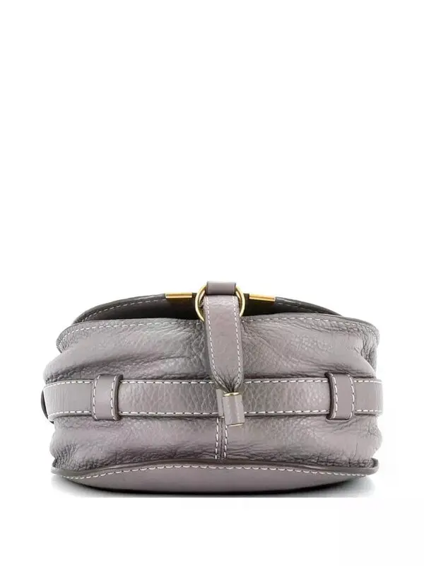 Chloé Marcie Leather Mini Crossbody Bag - Grey