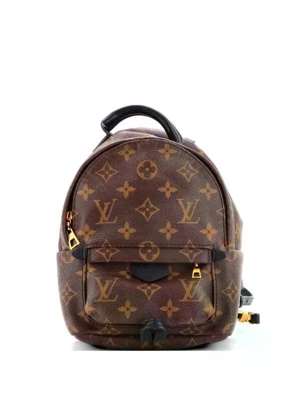 LOUIS VUITTON Palm Springs Monogram Canvas Mini Backpack - Brown