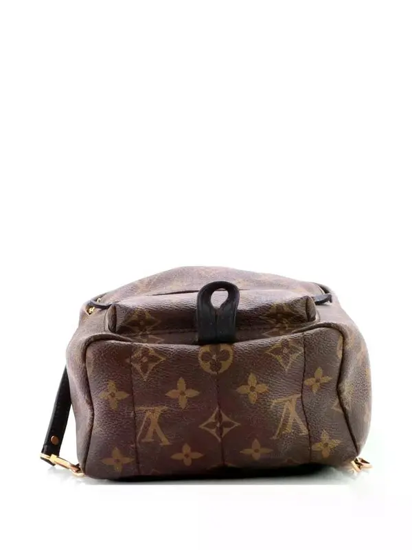 LOUIS VUITTON Palm Springs Monogram Canvas Mini Backpack - Brown