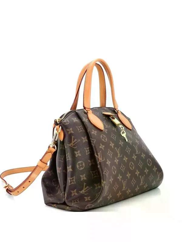 LOUIS VUITTON Rivoli Handbag Monogram Canvas Mm - Brown