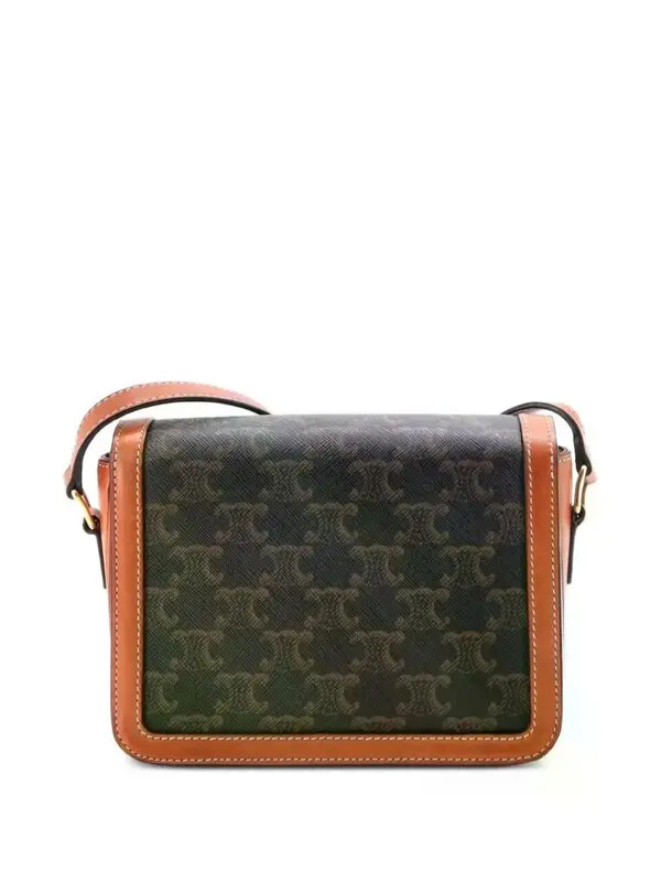 Celine Triomphe Coated Canvas Teen Shoulder Bag