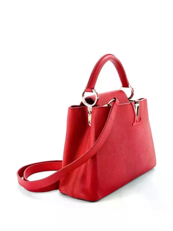 LOUIS VUITTON Capucines Bb Satchel - Red