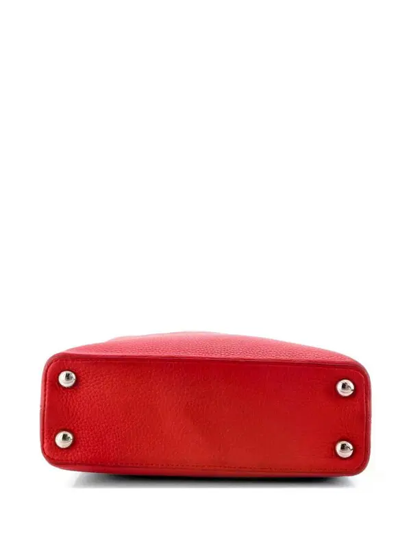 LOUIS VUITTON Capucines Bb Satchel - Red