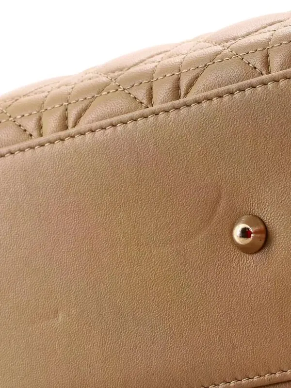 Dior Lady Large Tote Bag Quilted Lambskin - Neutrals
