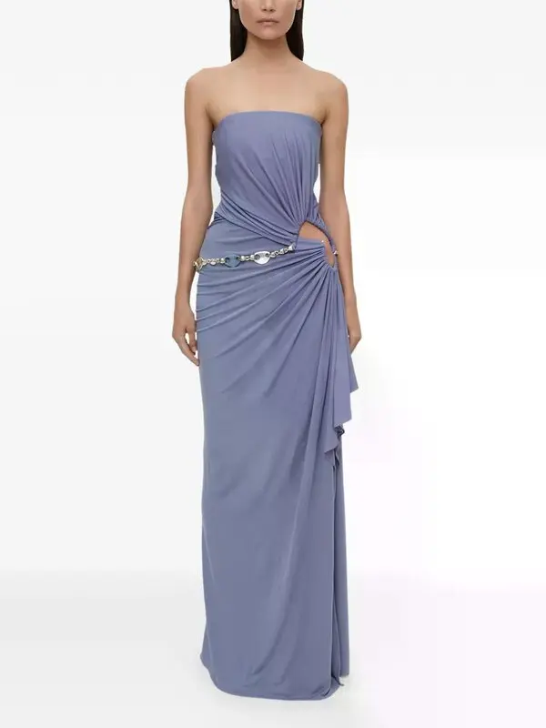 Christopher Esber Crystal Strapless Gown