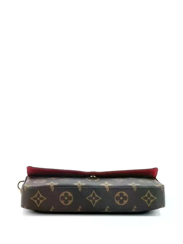LOUIS VUITTON Felicie Pochette Monogram Canvas - Brown