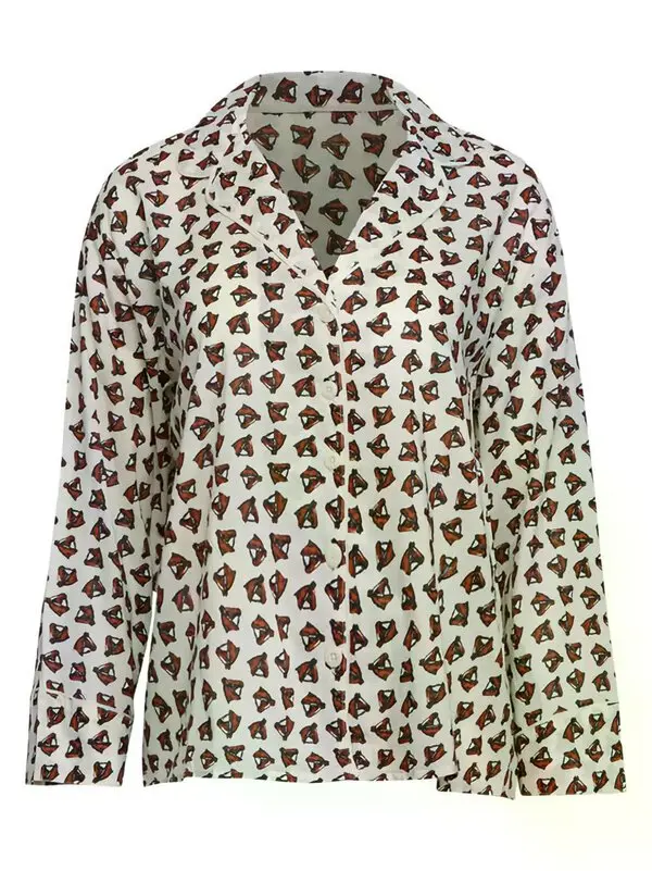 The Great. Patterned Blouse