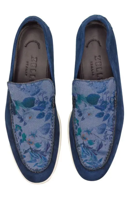 ZELLI ITALIA Bene Floral Linen Loafer
