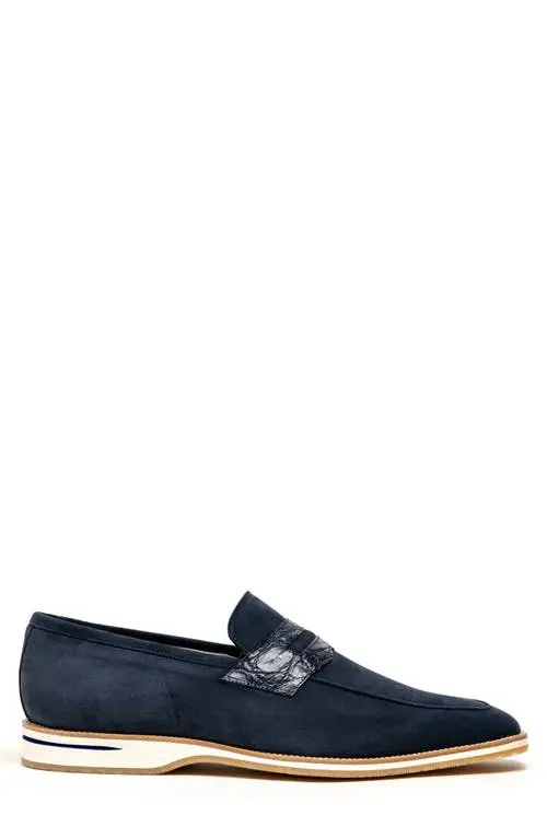 ZELLI ITALIA Meo 3 Penny Loafer - Navy