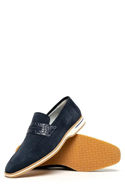 ZELLI ITALIA Meo 3 Penny Loafer - Navy