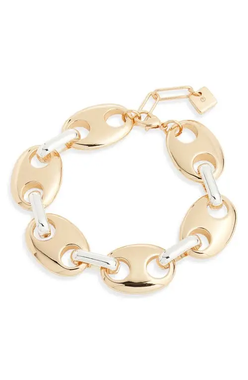 OPEN EDIT Puffy Mariner Link Bracelet - Silverold