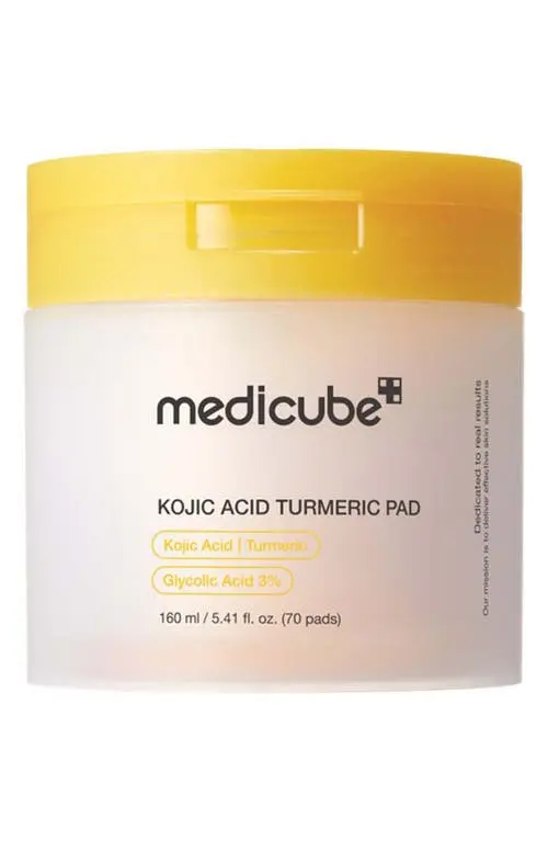 Name Medicube Kojic Acid Turmeric Pads70 Count - Yellow