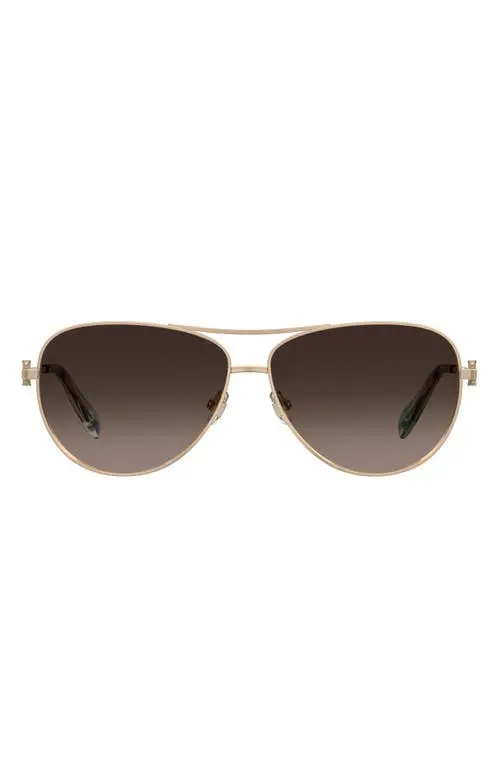Kate Spade New York Pilot Sunglasses - Gold/brown Sf