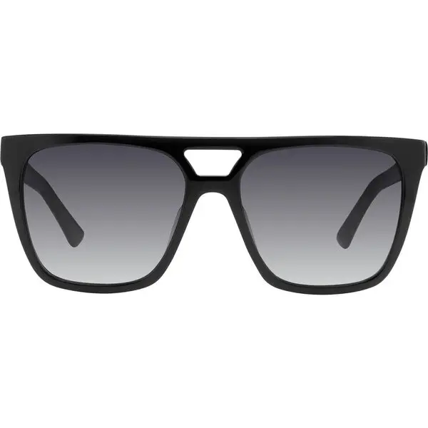 Kurt Geiger 56mm Gradient Square Sunglasses - Black/dark Grey