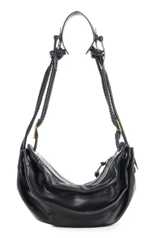 Isabel Marant Étoile Medium Maia Leather Shoulder Bag - Black