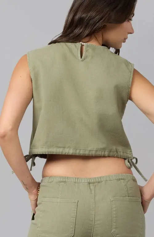 LOLA DENIM Liel Cotton Twill Top