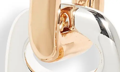OPEN EDIT Drop Hoop Earrings