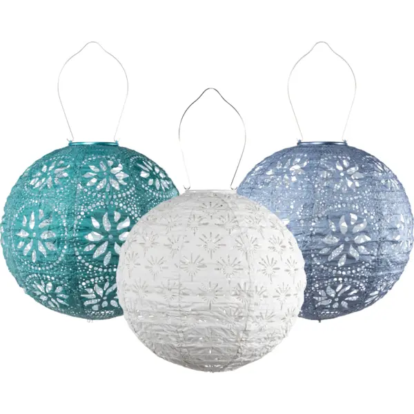 ALLSOP HOME & GARDEN Seattle Game Day Solar Lantern 3-pack
