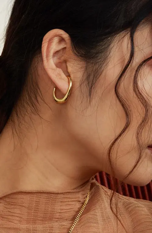 Lady Grey Lair Huggie Hoop Earrings - Gold