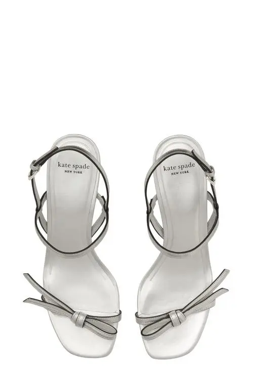 Kate Spade New York Loop Slingback Sandal - Silver