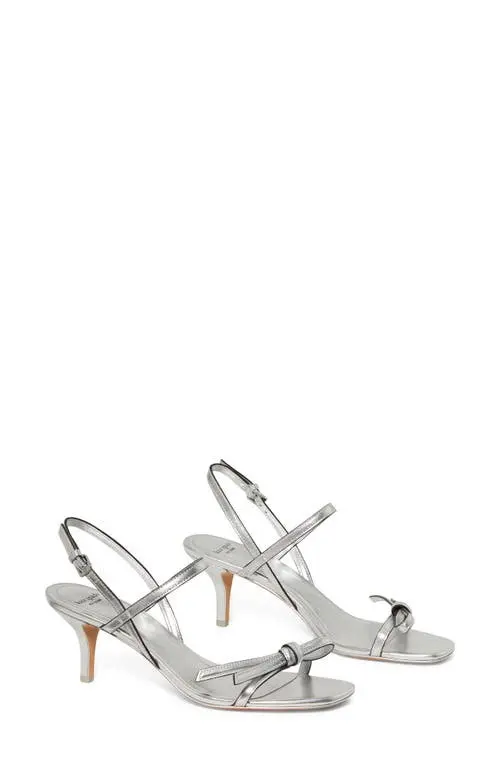Kate Spade New York Loop Slingback Sandal - Silver