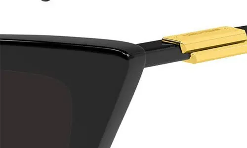 Bottega Veneta 53mm Cat Eye Sunglasses - Black