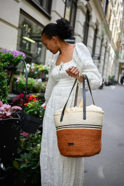 OTHERS TRADE FOR HOPE Large Sisal Tote