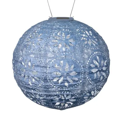 ALLSOP HOME & GARDEN Soji Stella Red White Blue Solar Lantern 3-pack
