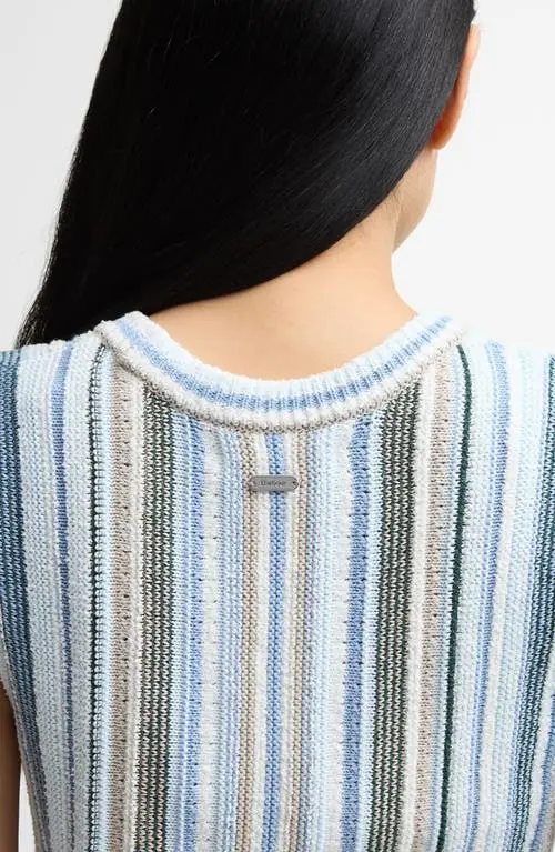 Barbour Josie Stripe Knit Tank - White/blue Multi