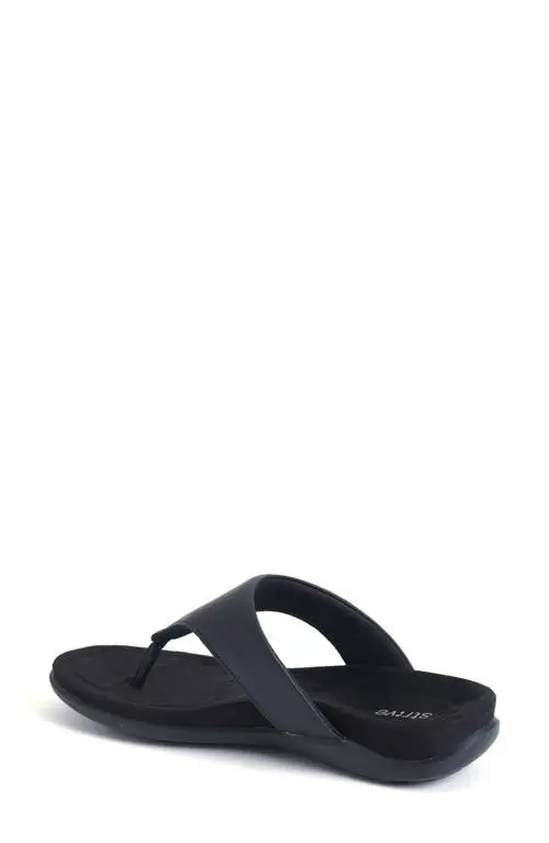 STRIVE Antibes Flip Flop - Black Ii