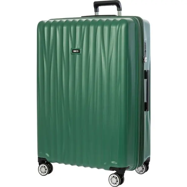 Bric'S Cervia 30" Checked Spinner Luggage - Dark Emerald