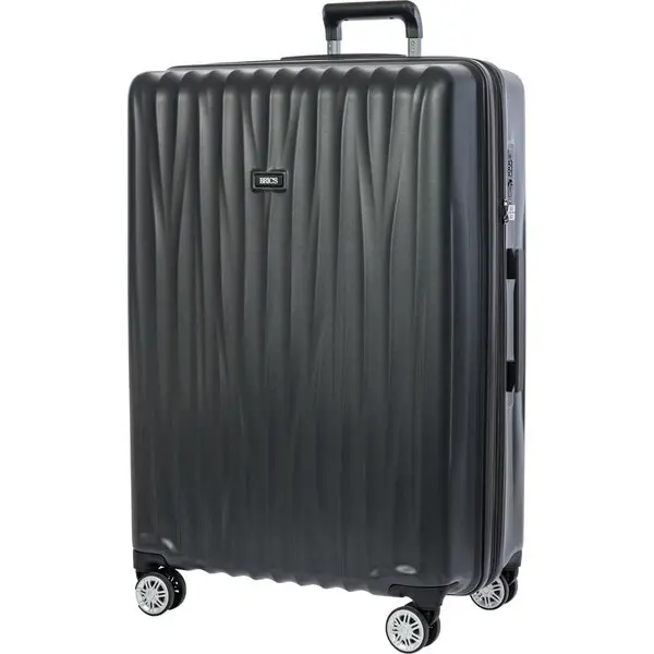 Bric'S Cervia 30" Checked Spinner Luggage - Dark Grey