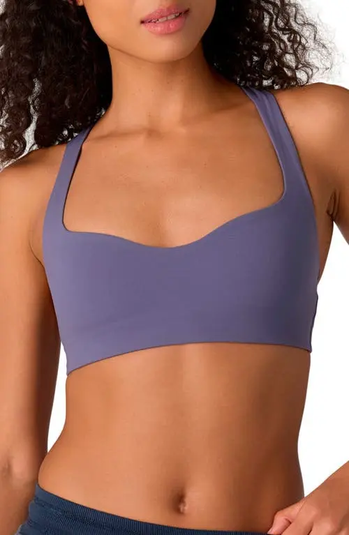 Free People Win Win Sweetheart Racerback Bra - Graphite
